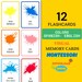 12 Bilingual Spanish English Color Flashcards, Colors in Spanish ...