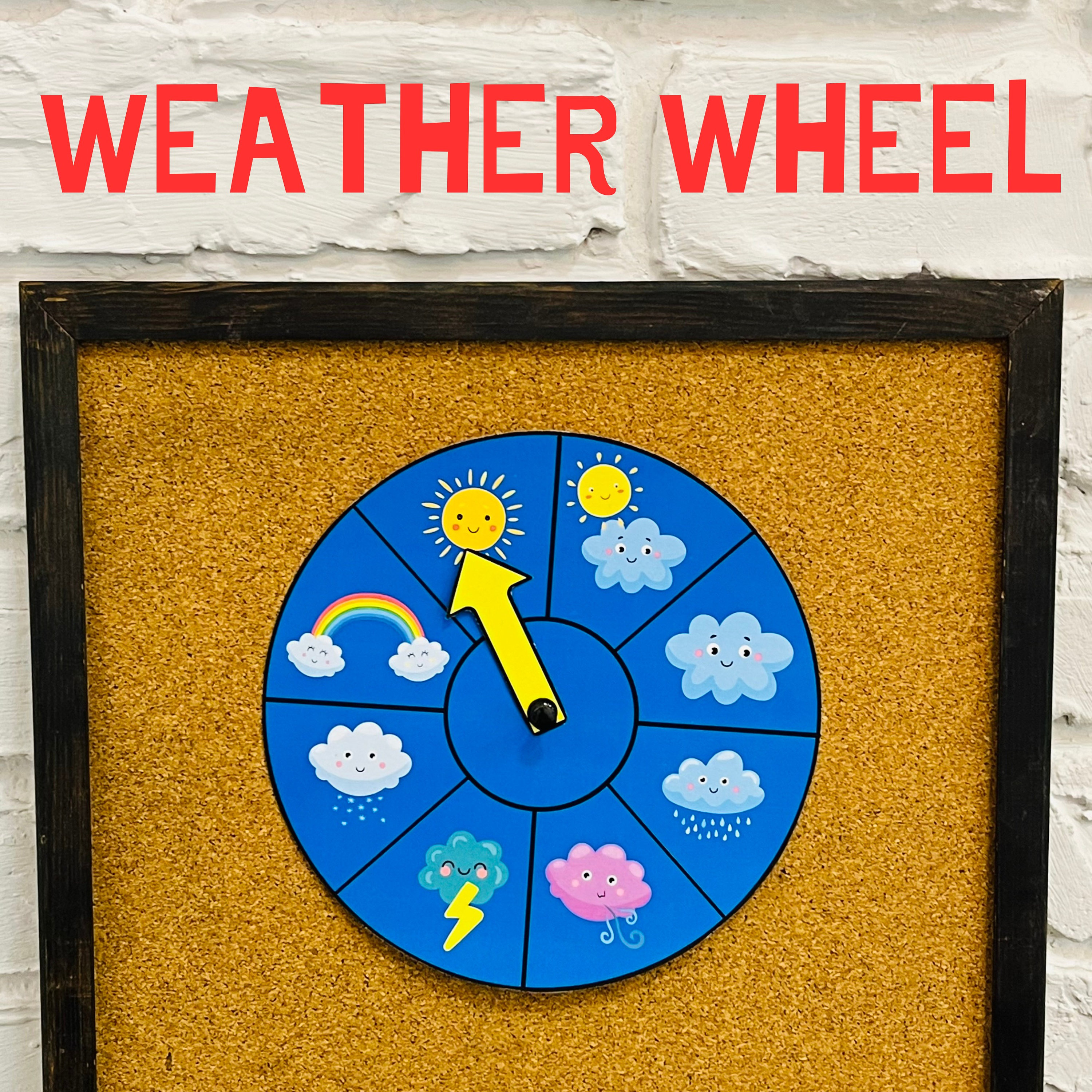 Weather Wheel Preschool Printables, Wheather Activity for Kindergarten ...