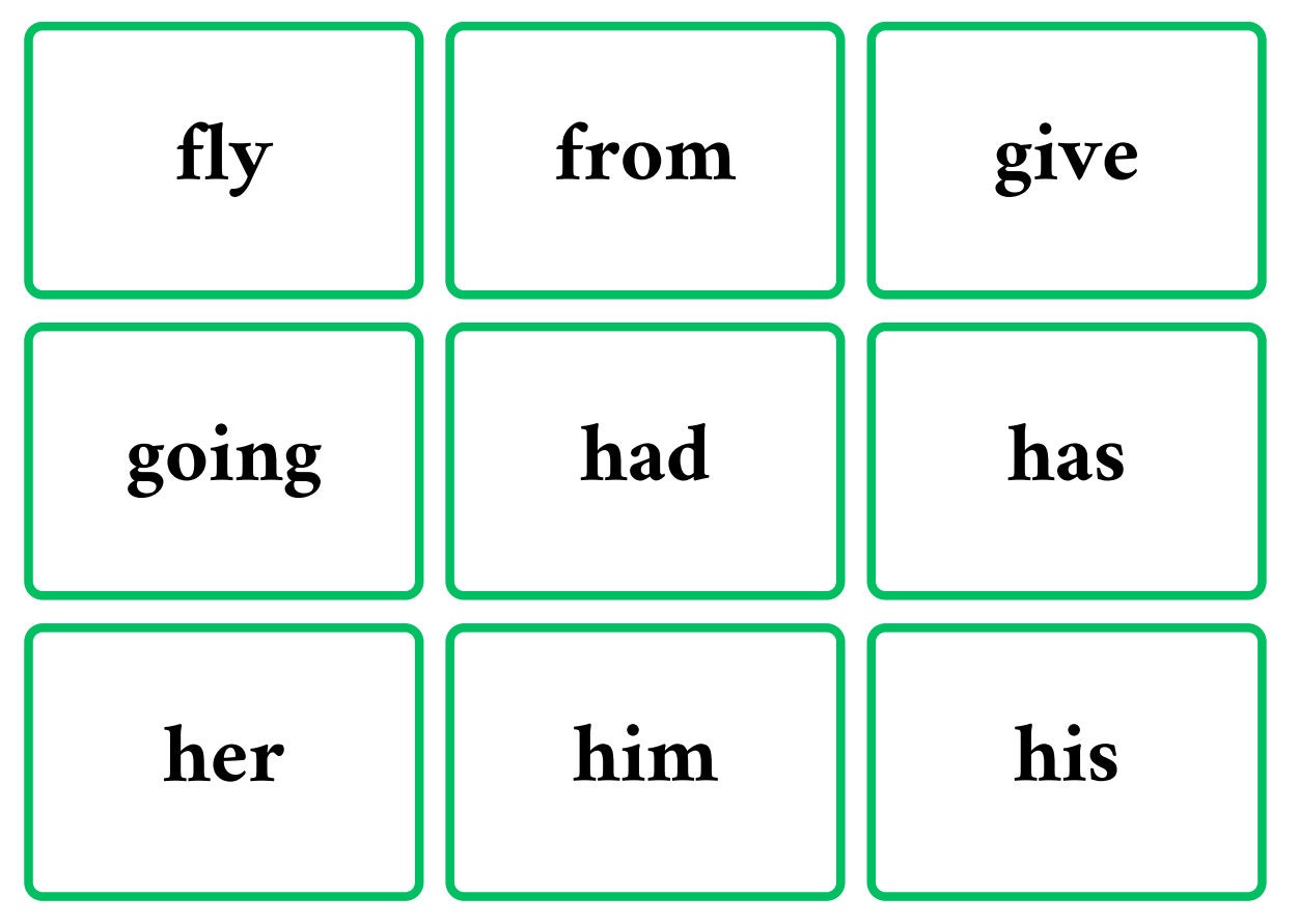 1st Grade Dolch Sight Words Flashcards, Literacy (digital Download) - Etsy