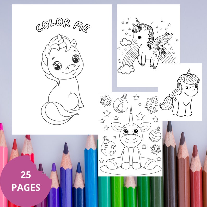 Cute Unicorns Coloring Pages 25 Coloring Pages Unicorns Coloring ...