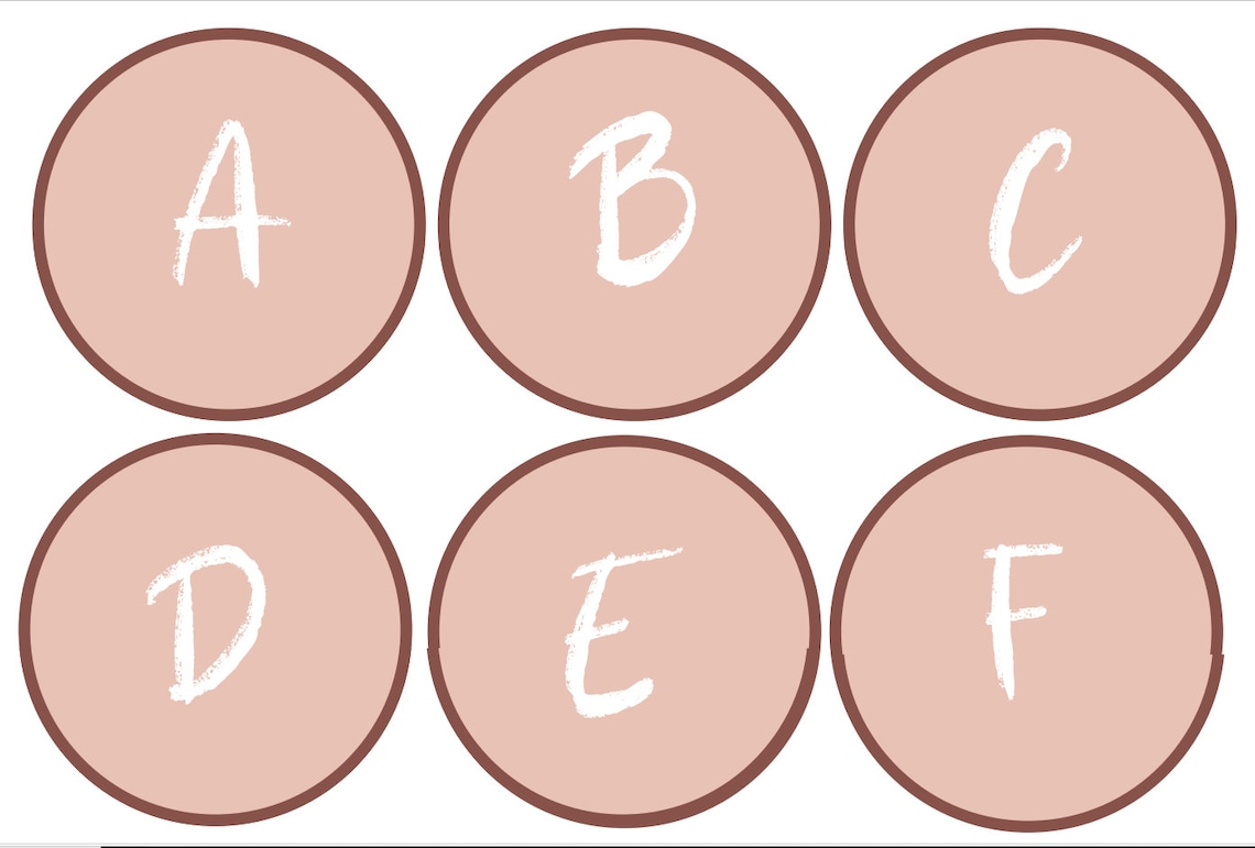 Alphabet Flash Cards With Word Buliding Idea Cards ABC Flashcards Round ...