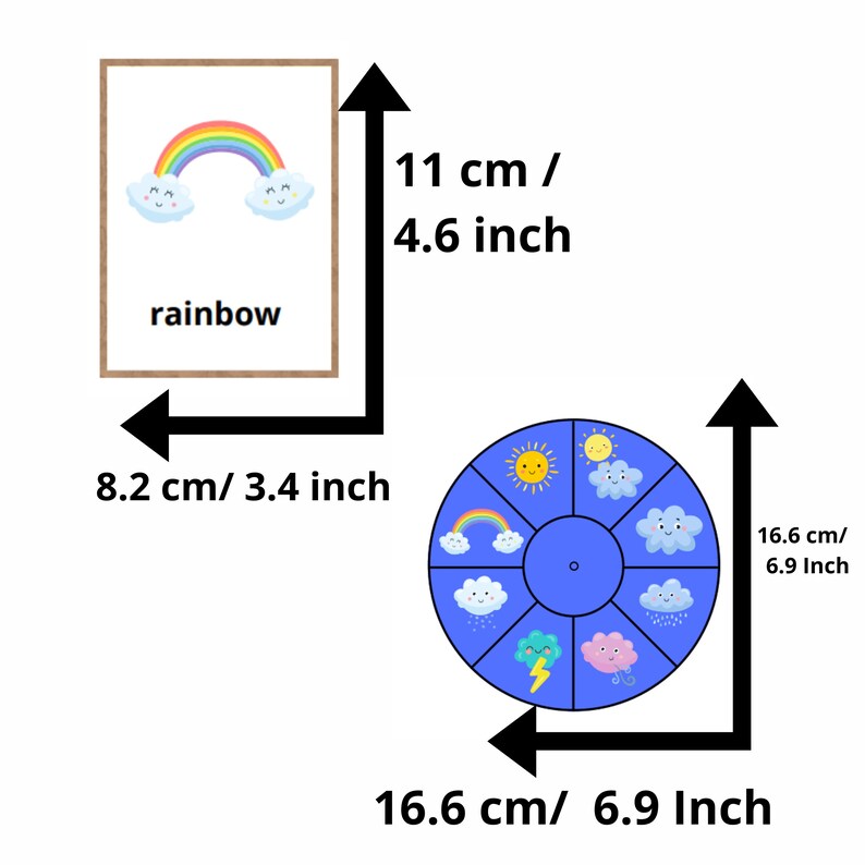 Weather Wheel Printable Pack, Preschool Kindergarten Activity (PDF ...