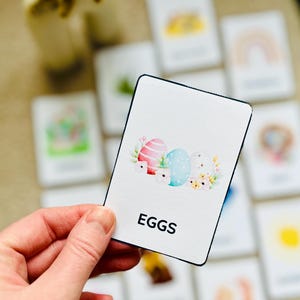 Easter Flashcards, Montessori Toddler, Preschool Visual Aids, Printable ...