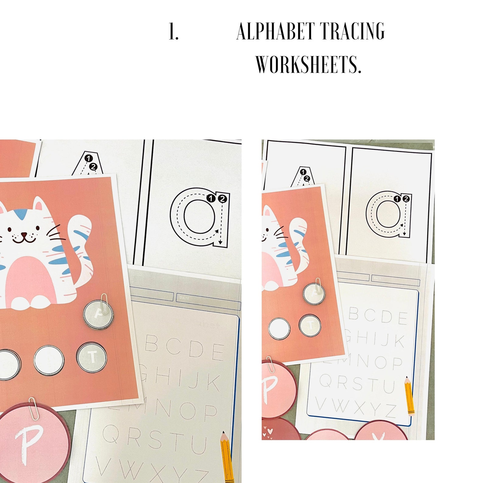 Alphabet Busy Book Letter Sound Activity Book Phonics Practice for ...