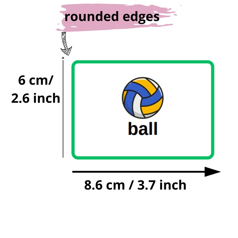 Noun Dolch Sight Words 95 Picture and Word Flashcards, Beginning ...