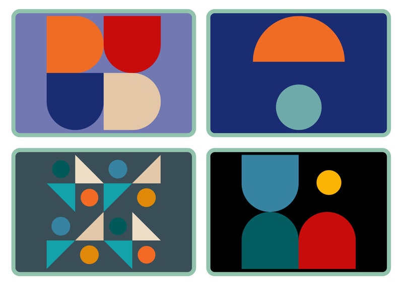 Visual Pattern Cards Sensory Flashcards High Contrast Cards Calming ...