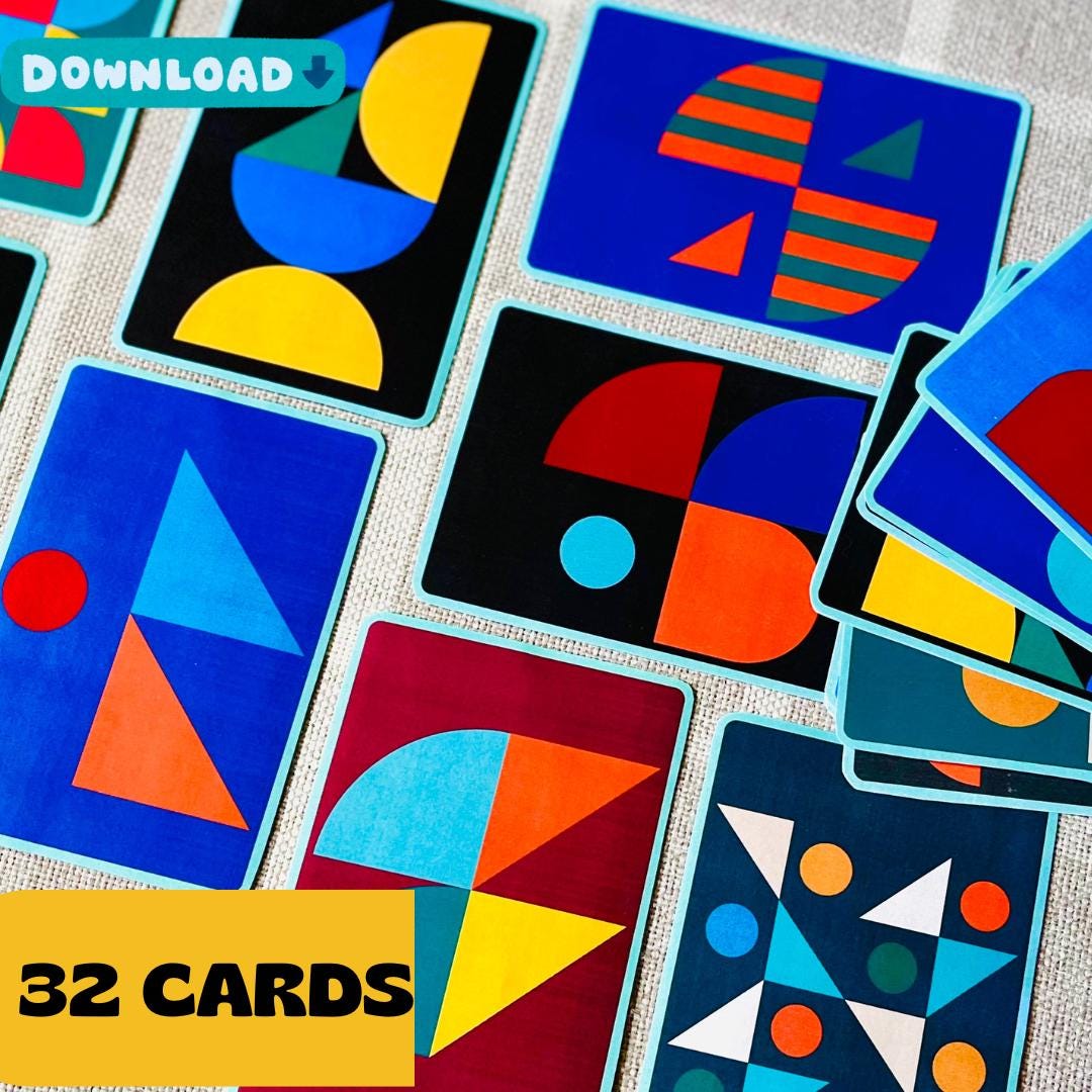 Visual Pattern Cards Sensory Flashcards High Contrast Cards Calming ...