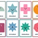 GEOMETRIC SHAPES Montessori Cards Shapes Flashcards Flash Cards ...