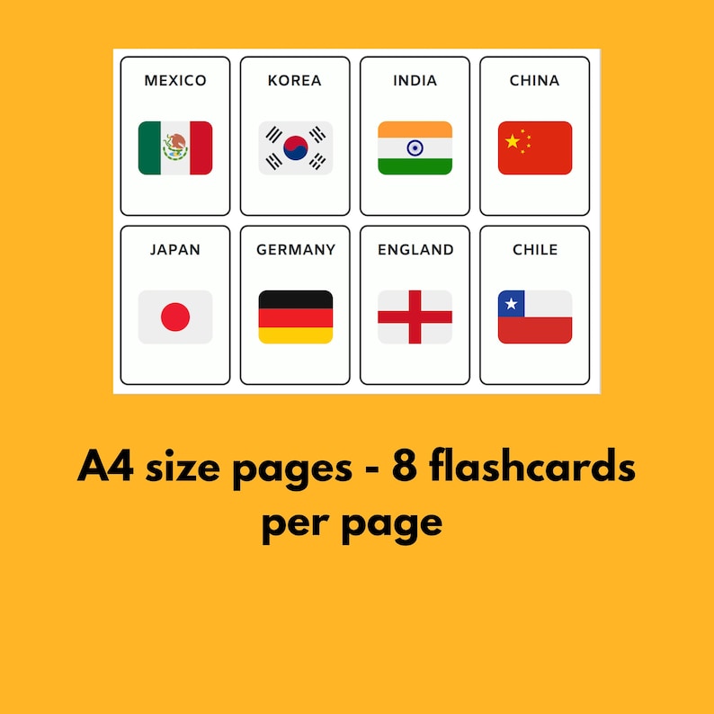 120 Flags Flashcards + Game Match the Flag to Continent Montessori ...
