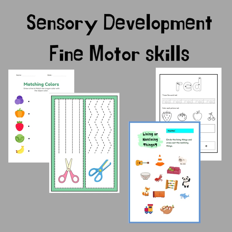 Preschool Bundle Printable Activities, Pre-k Learning Worksheets ...