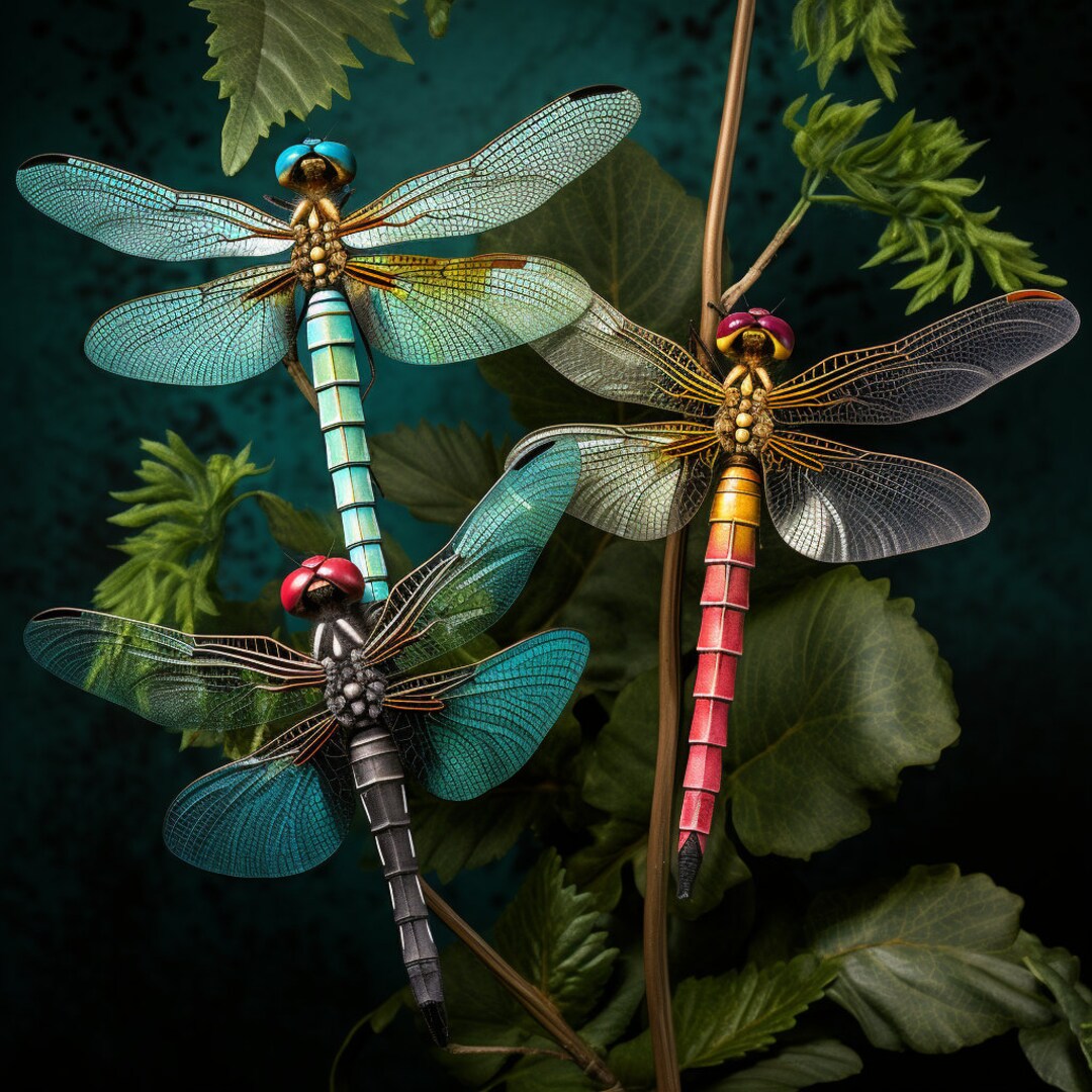 Dragonfly Digital Art - Etsy