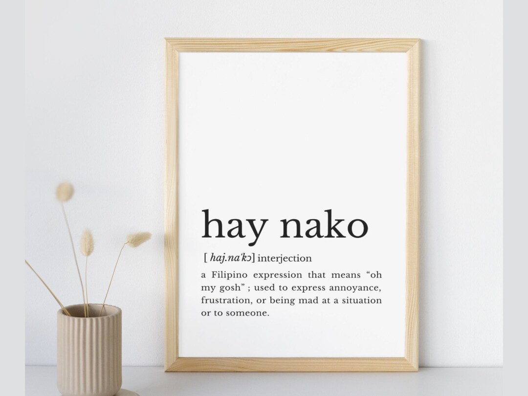 HAYNAKO Filipino Word Filipino Art Tagalog Expression - Etsy