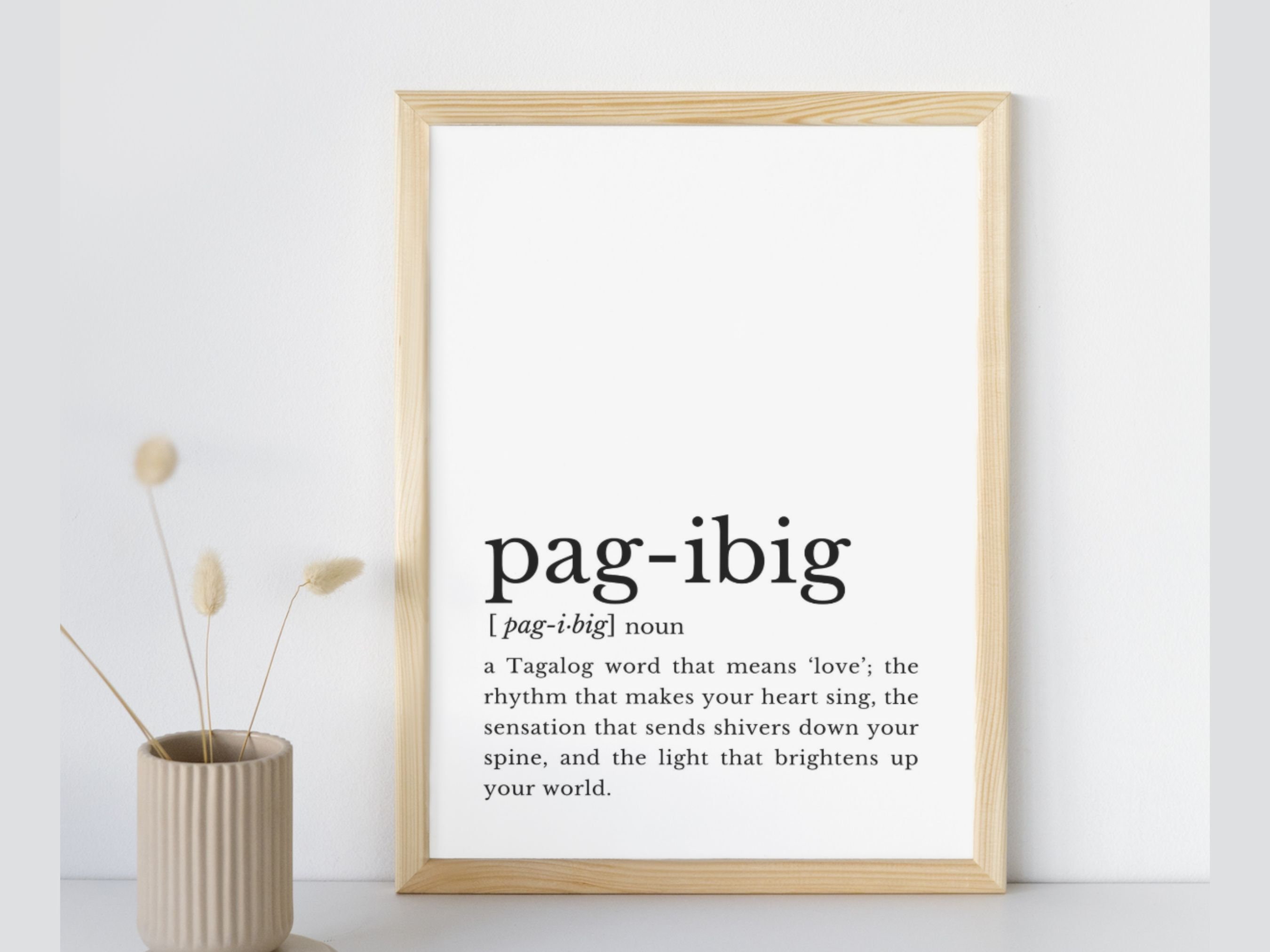 PAG-IBIG Filipino Word Filipino Art Tagalog Expression Philippines Art ...