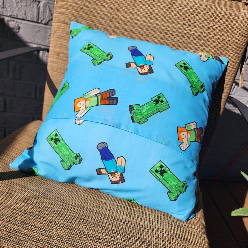 Minecraft Pillowcase / Cover / Envelope Closure /choose a Size / 100% ...