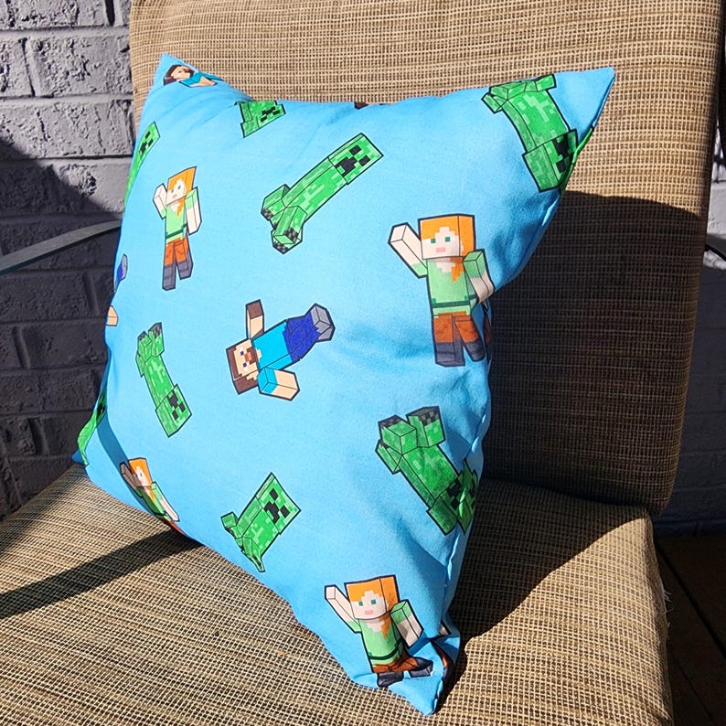 Minecraft Pillowcase / Cover / Envelope Closure /choose a Size / 100% ...