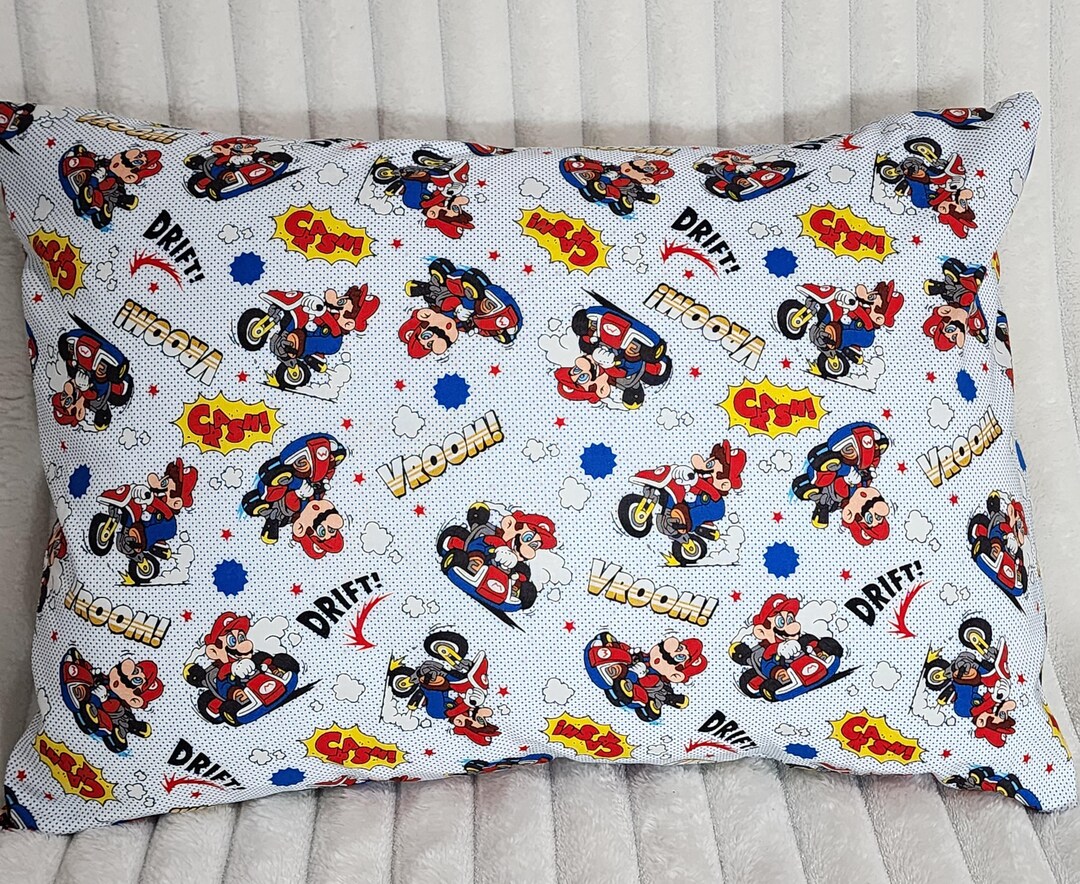 Mario Brothers Pillow Cover / Envelope Closure / Choose a Size / 100% ...