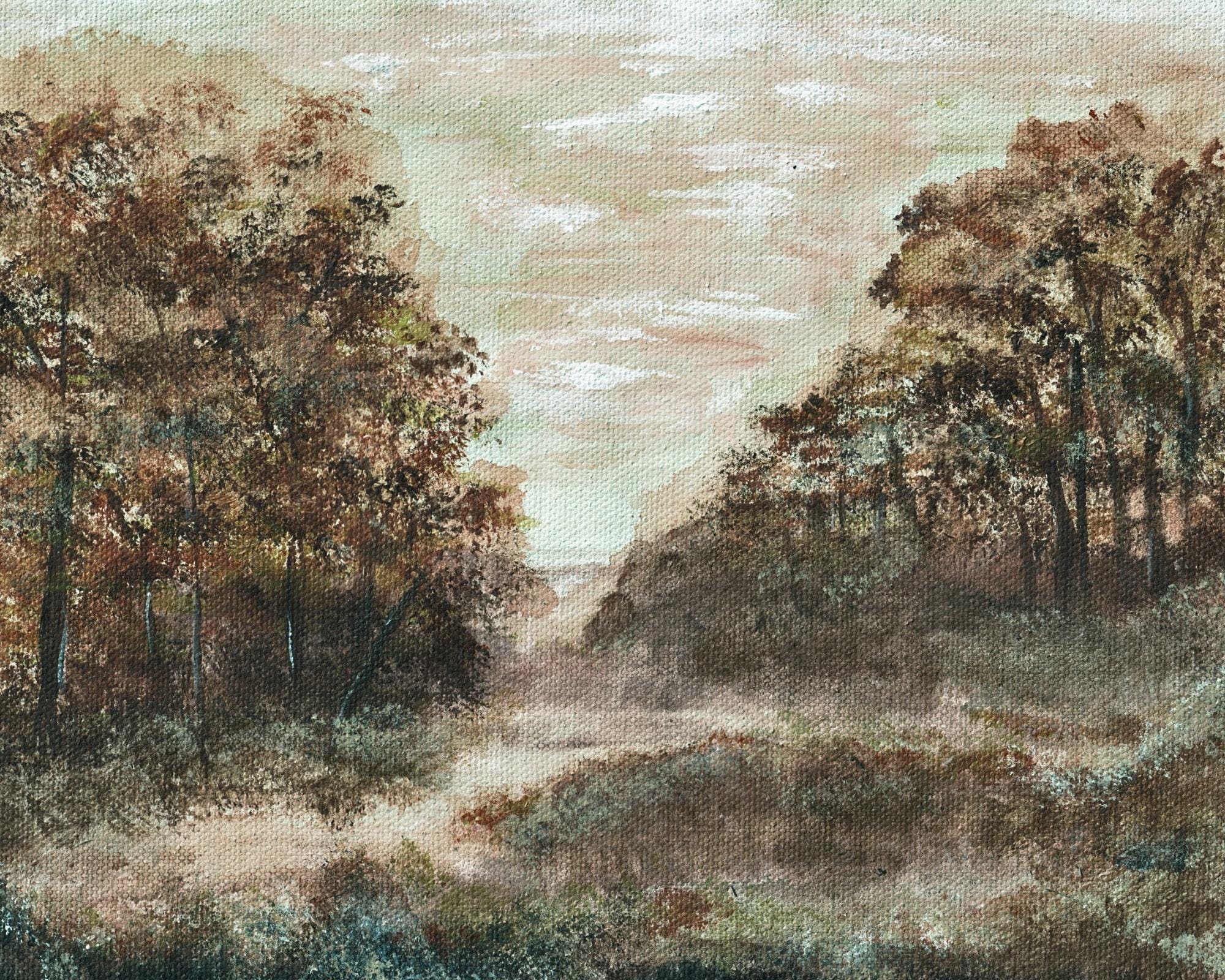 Landscape Wall Art Painting - Etsy