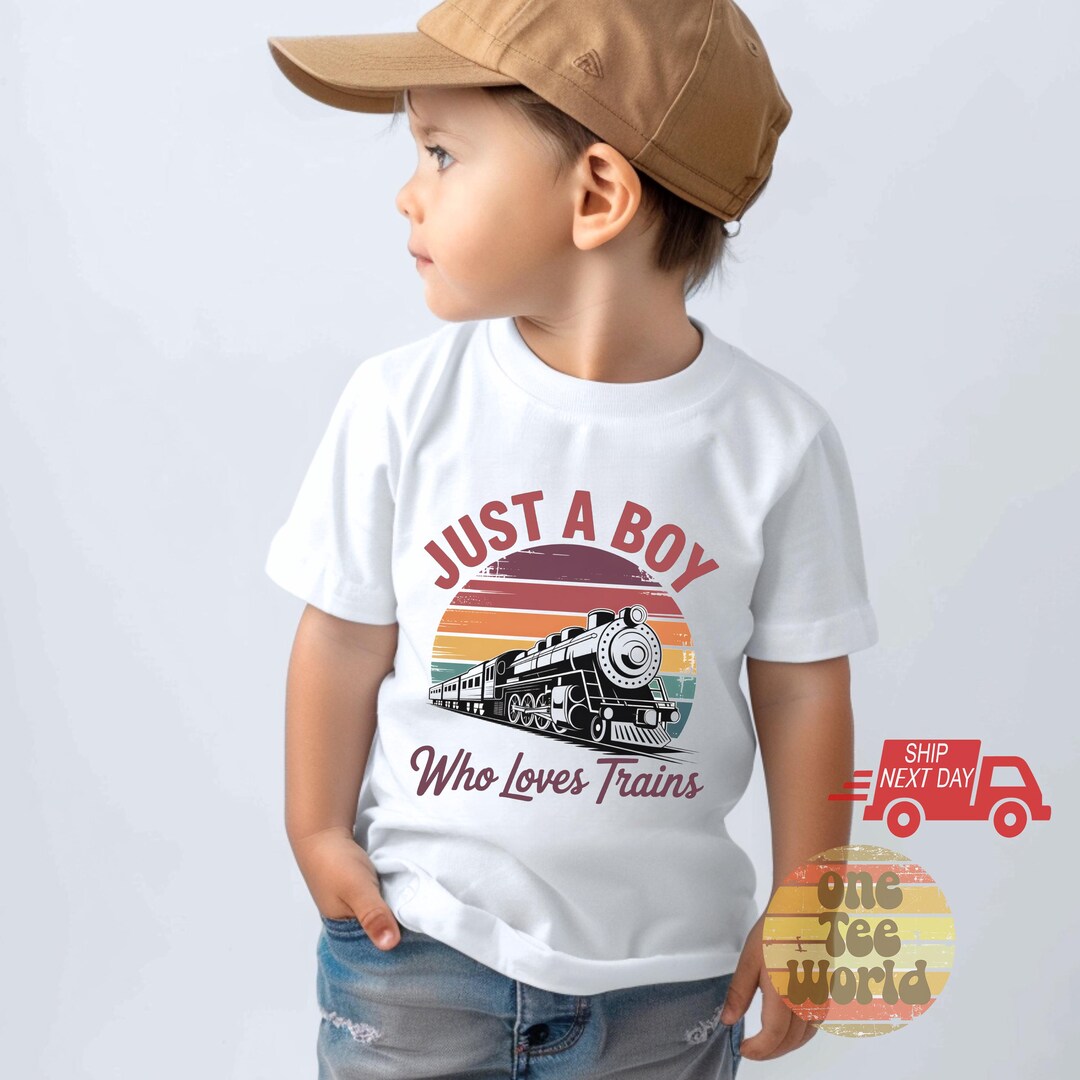 Boys Train Shirt, Train Lover Shirt, Toddler/youth Shirts, Little Train ...