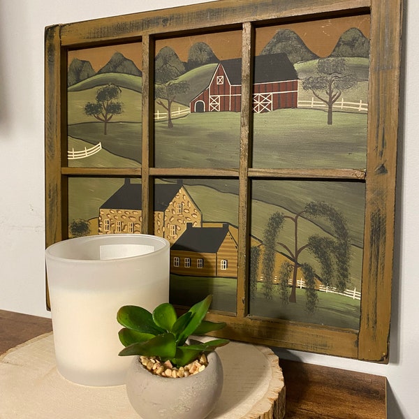 Window Pane Art - Etsy