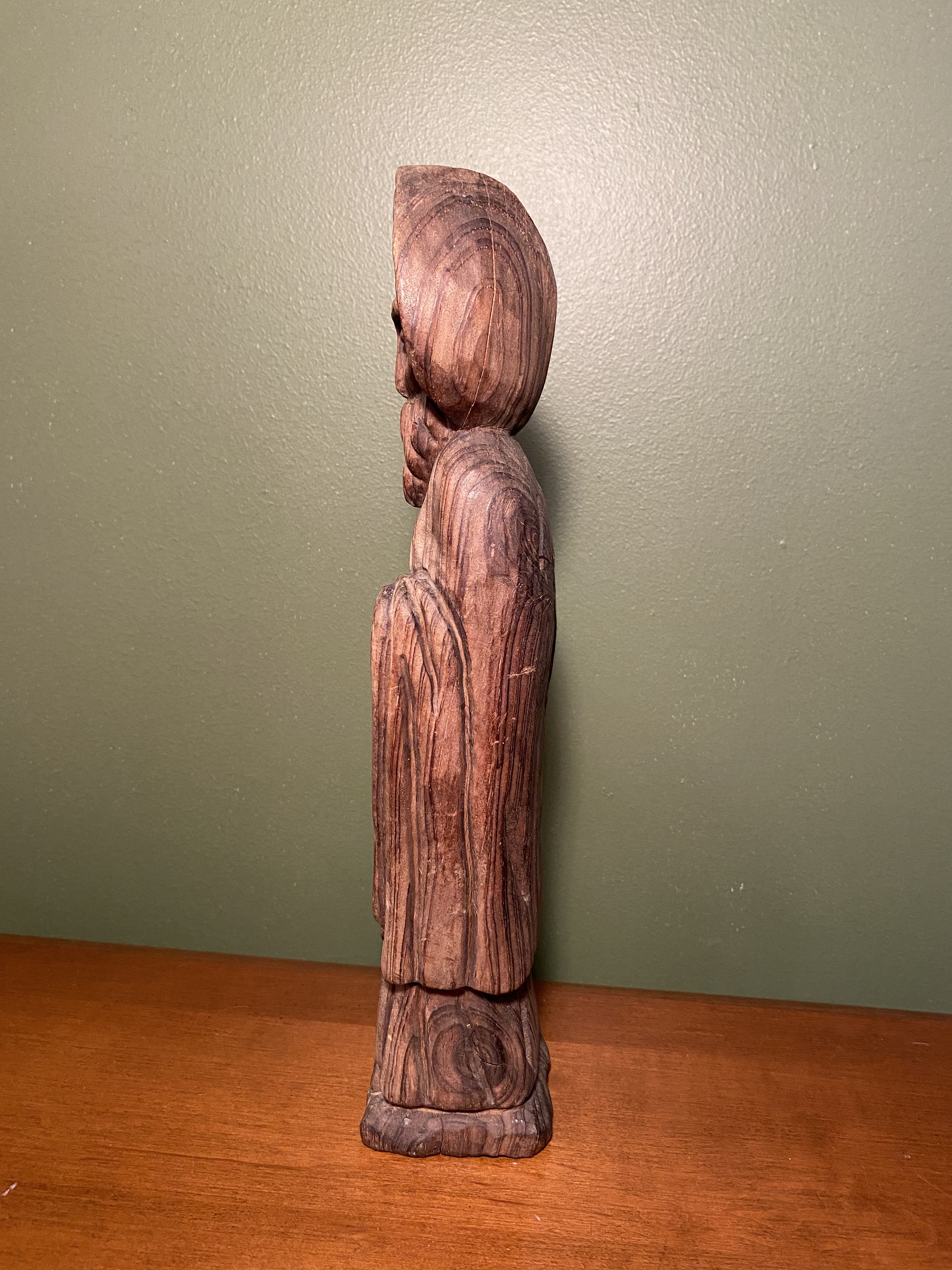 Monastic Abbey Monk, Carved Monk, Medieval Decor, Vintage Carving ...