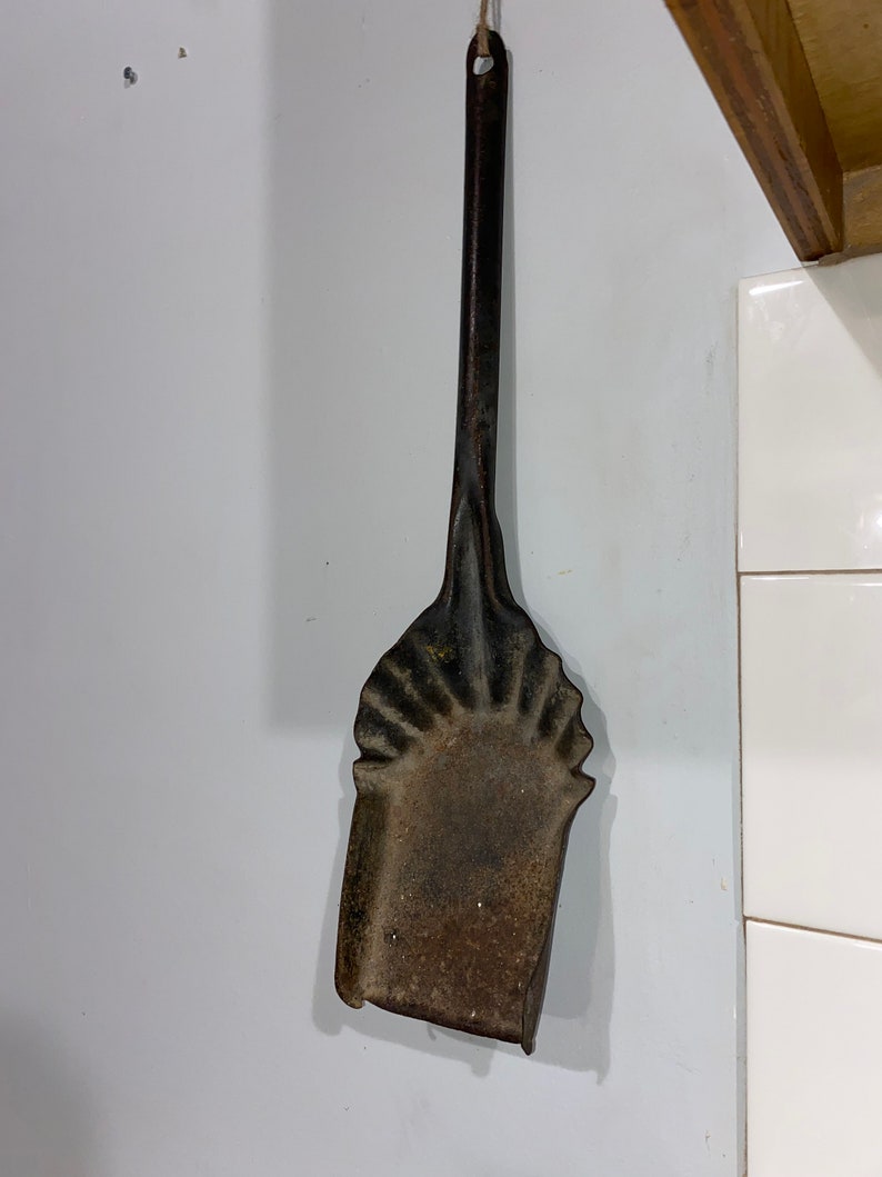 Coal Shovel, Primitive Rustic Coal Shovel, Distressed Metal Hanging ...