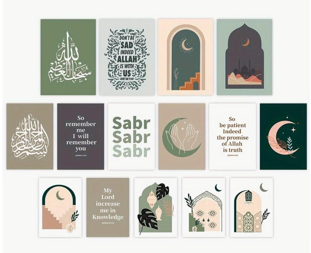 Islamic Wall Art ,posters Prints Wall Hangings ,ramadan Decoration,eid ...