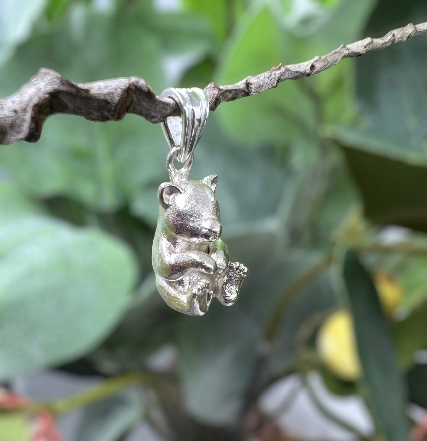 Silver Wombat Pendant / Australian Animal / Perfect Australian - Etsy