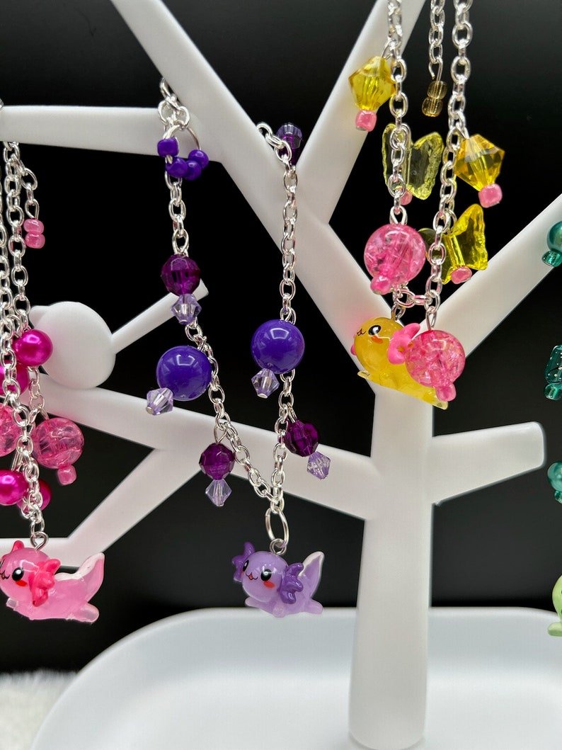 Axolotl Charm Bracelet - Etsy
