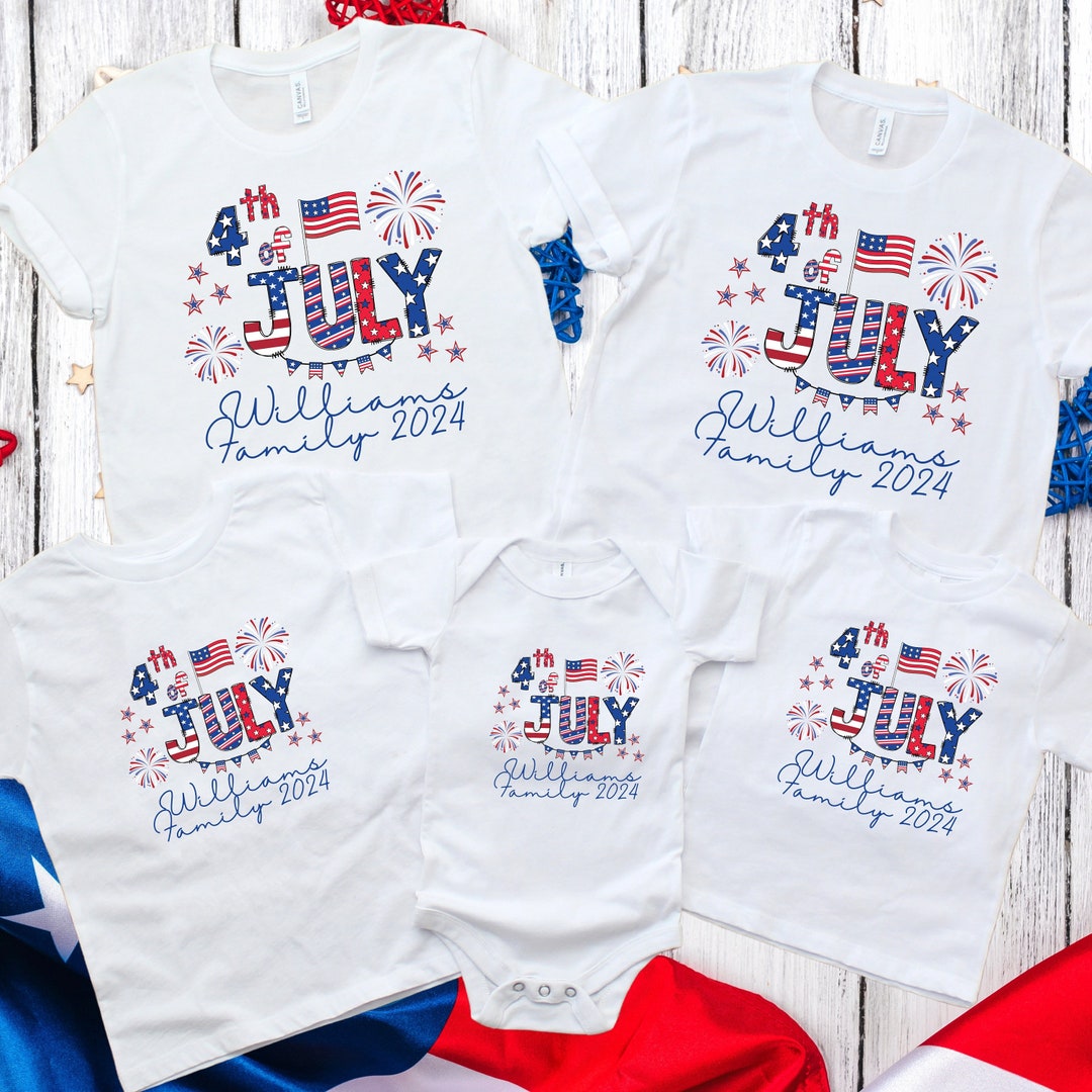 Personalized 4th of July Shirts, Family Shirts, Matching Independence ...