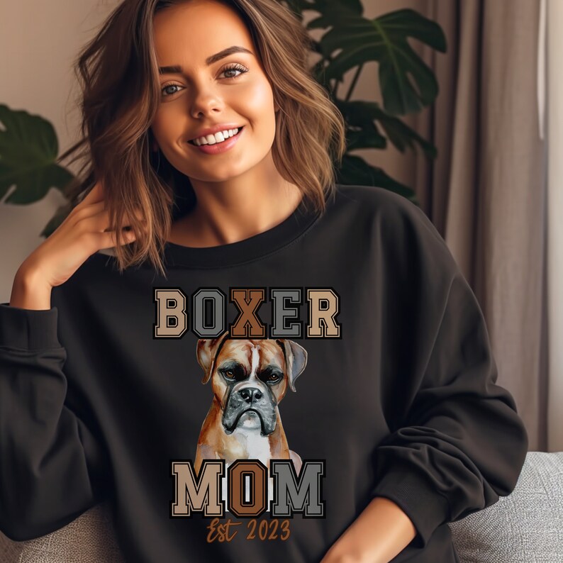 Gift for Dog Lover Boxer Dog Sweater for Dog Mom Gift for Pet Owner ...