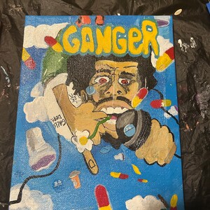 Ganger Hand Painted Album Cover - Etsy