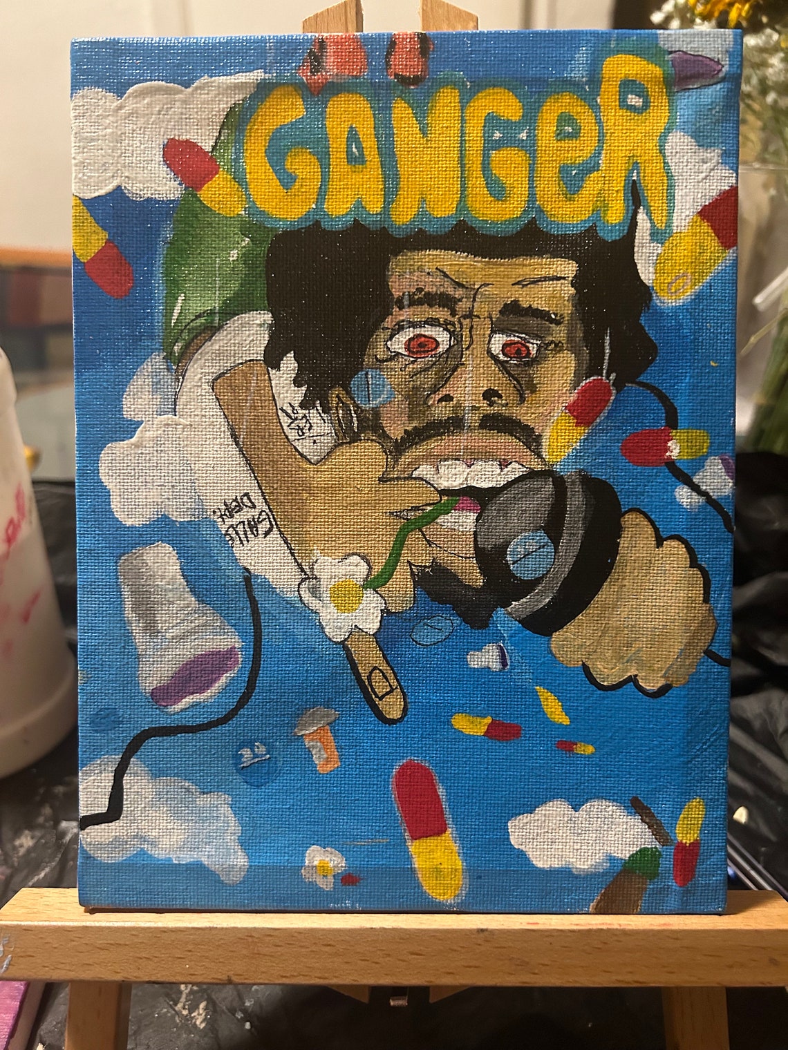 Ganger Hand Painted Album Cover - Etsy