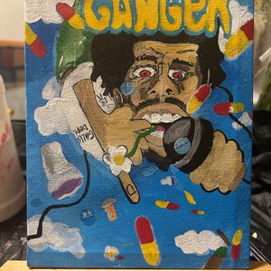 Ganger Hand Painted Album Cover - Etsy