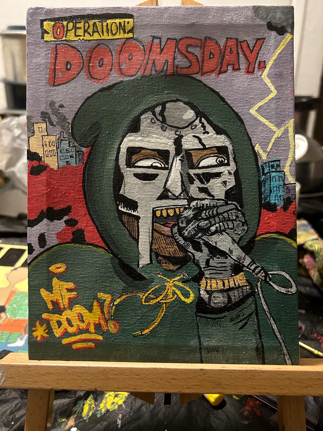 Doomsday Album Cover Painting - Etsy