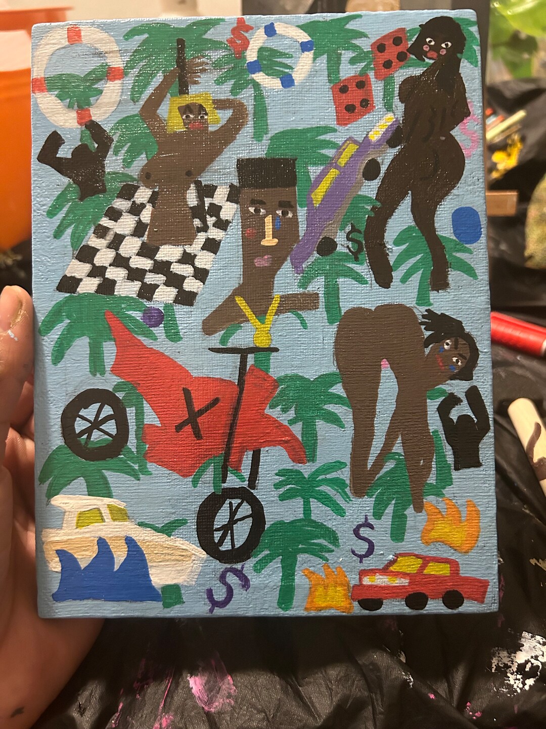 Expensive Pain Painting - Etsy