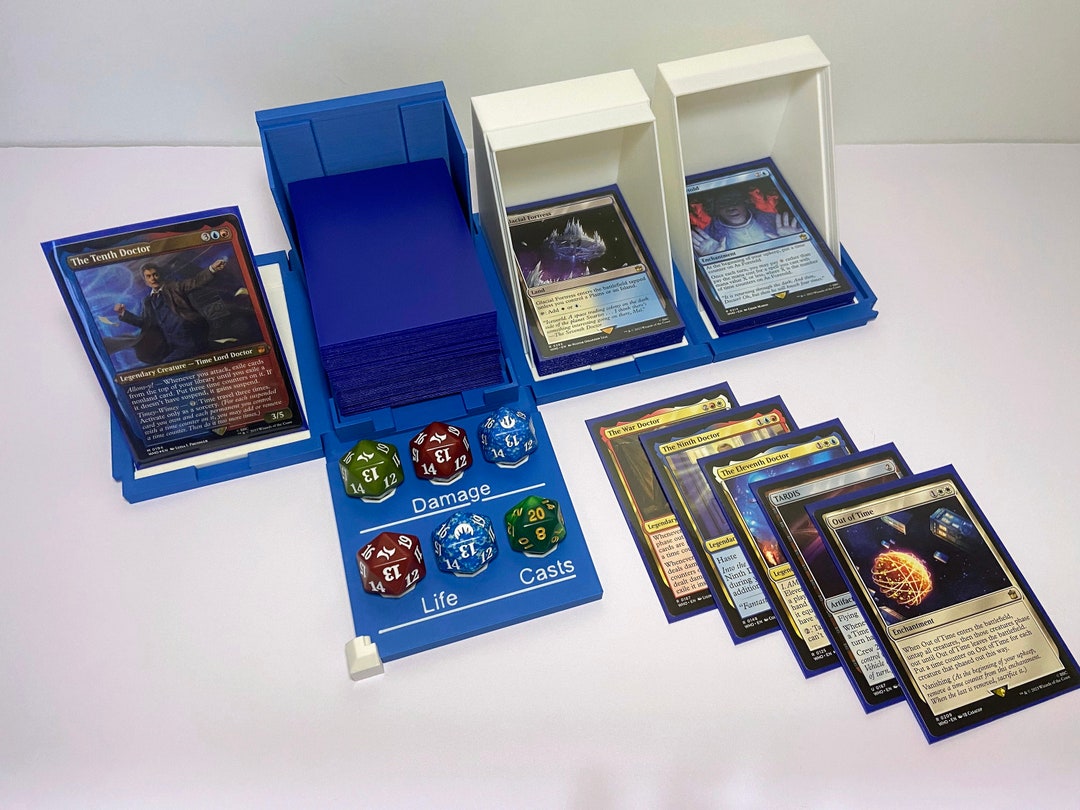Tardis Command Station - Magic the Gathering MTG Commander Deck Box - Etsy