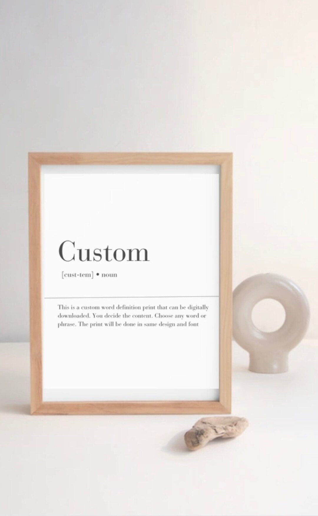 Custom Word Definition Print - Etsy