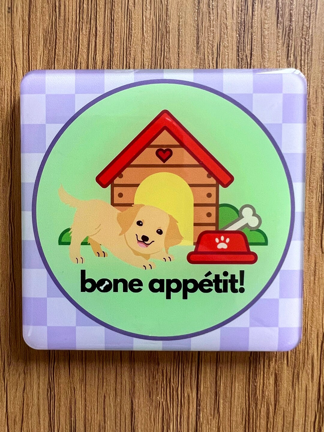 Golden Retriever Fridge Magnet, Kitchen Decor, Refrigerator Magnet ...
