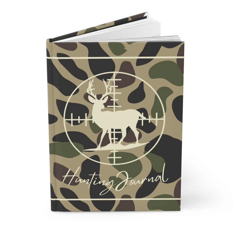 Camo Deer Hunting Hardcover Matte Journal - Etsy
