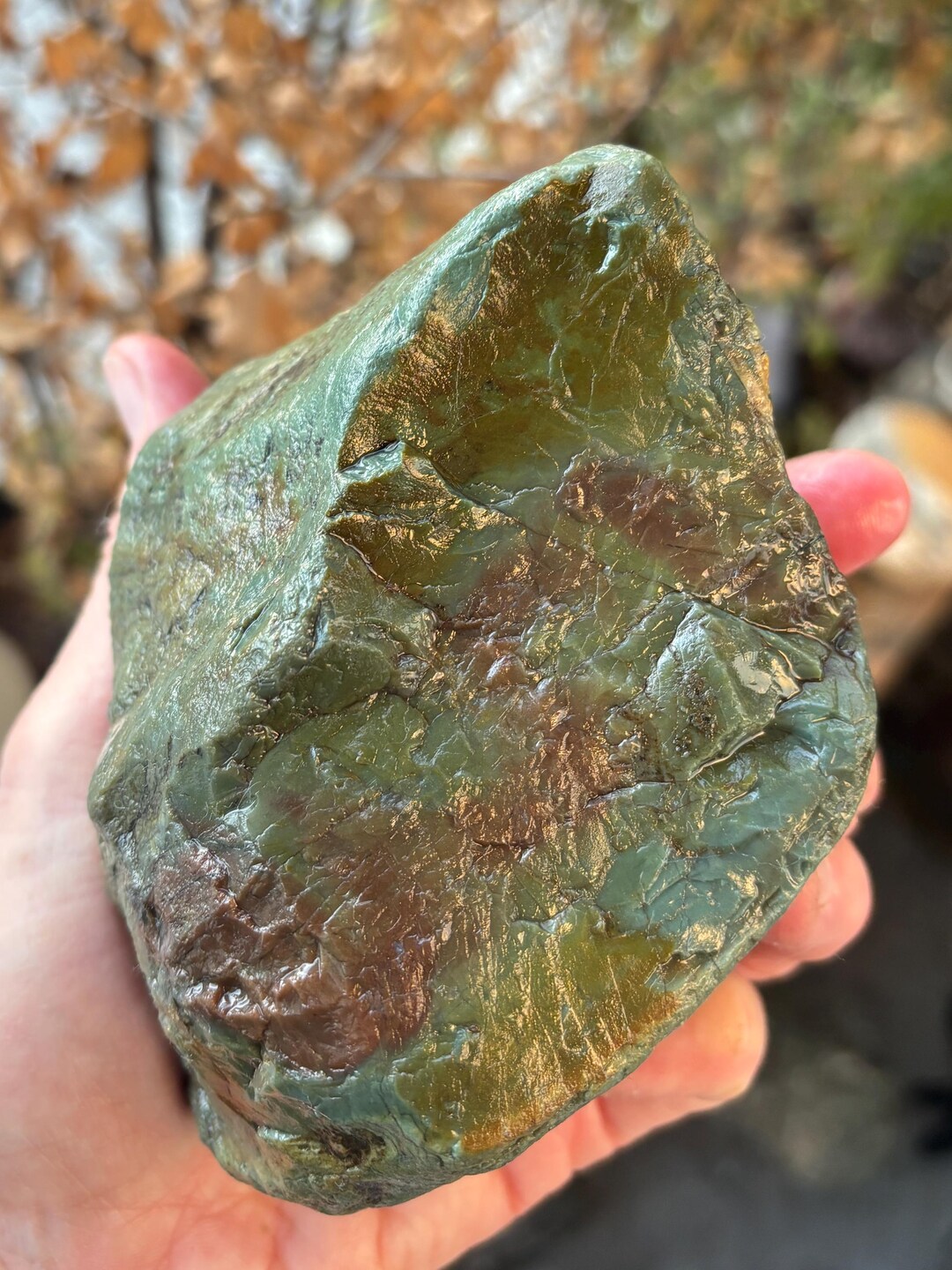 Big Jasper Chunk Light Green Rough Stone - Etsy