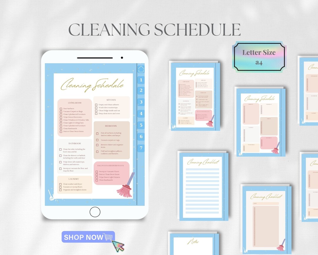 Cleaning Checklist, Weekly Cleaning Checklist, Adhd Clean Home ...