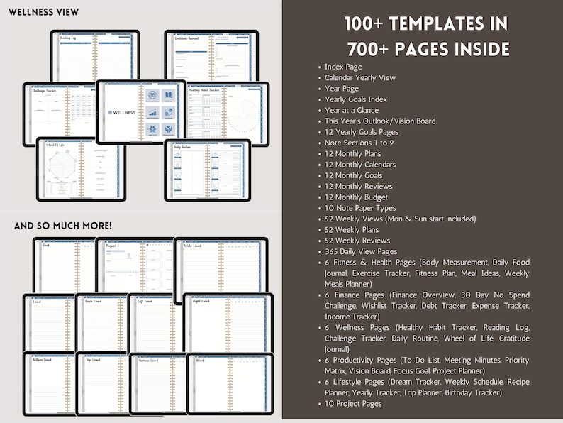 2024 All-in-one Ultimate Digital Planner Bundle, Free Goodnotes ...
