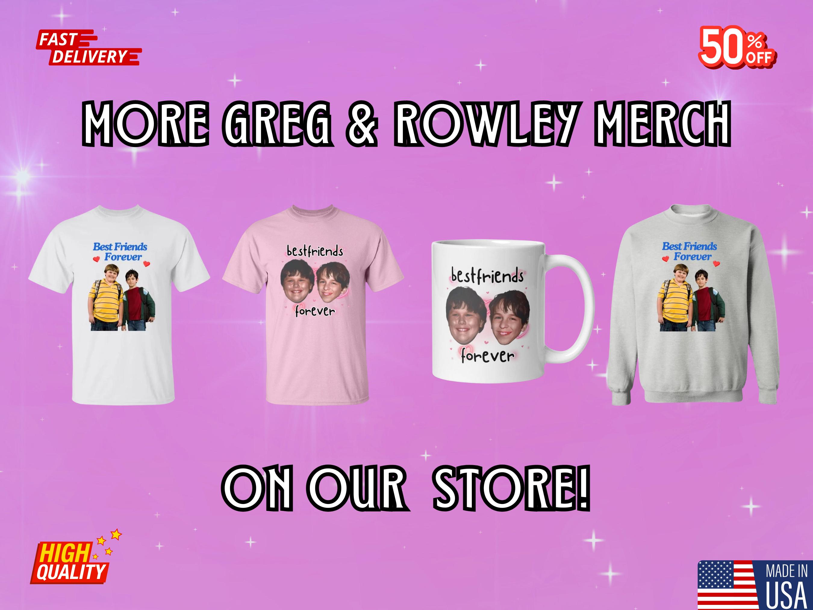 The ORIGINAL Best Friends Greg and Rowley Shirt | Besties Shirt | Best ...