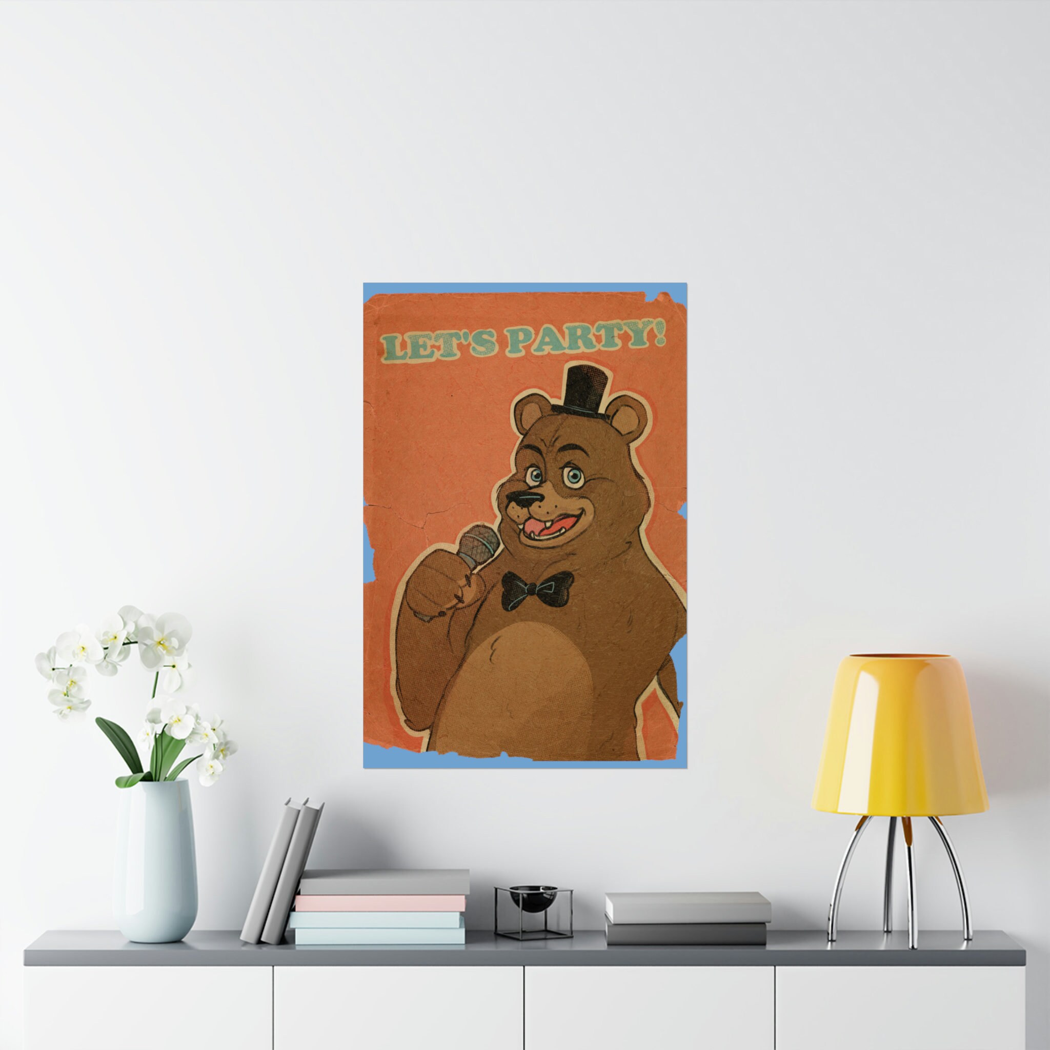 Freddy, Matte Posters, FNaF, Five nights at Freddy's sold by Lumbering ...
