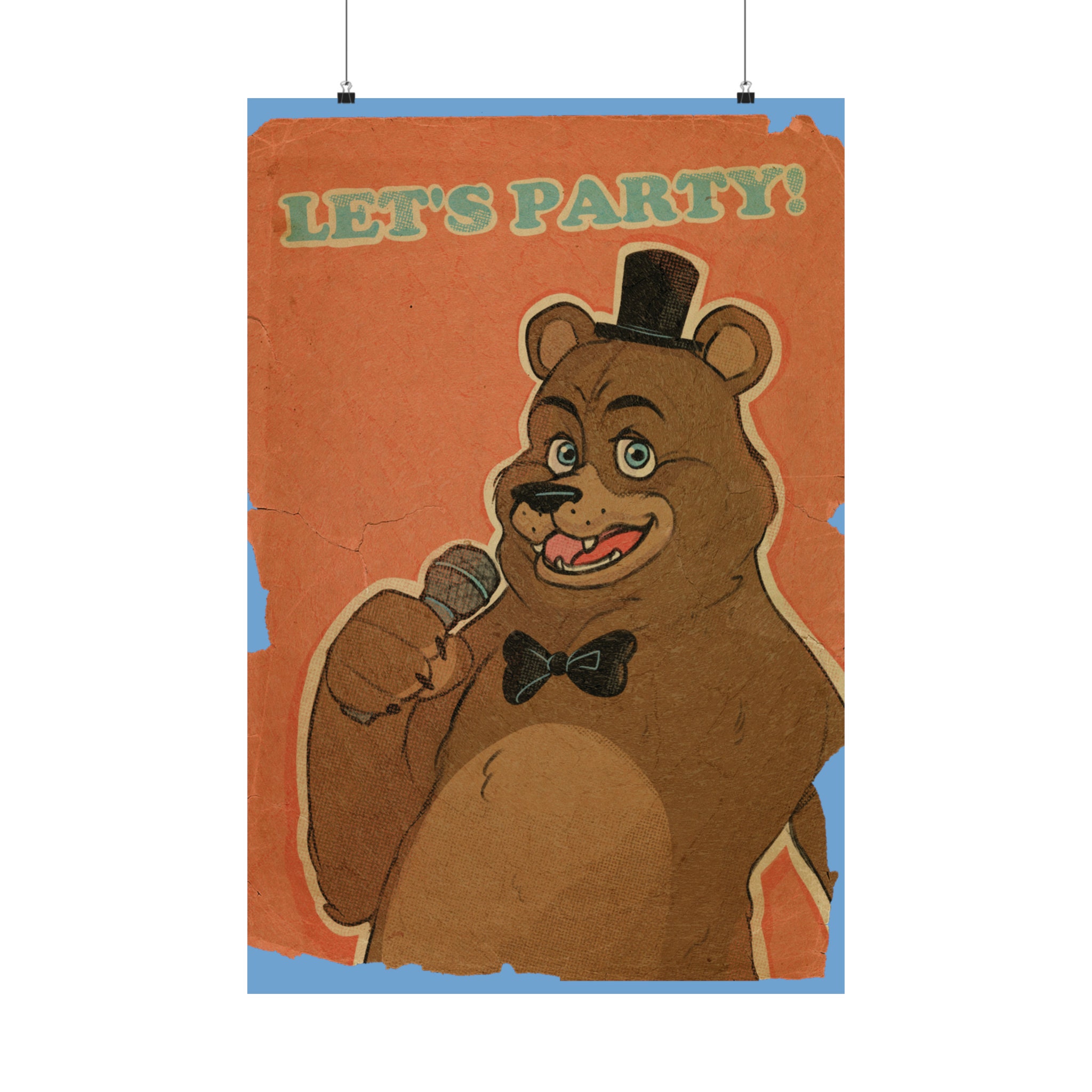 Freddy, Matte Posters, FNaF, Five nights at Freddy's sold by Lumbering ...