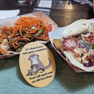 Tacos Fall Apart Sticker - Etsy