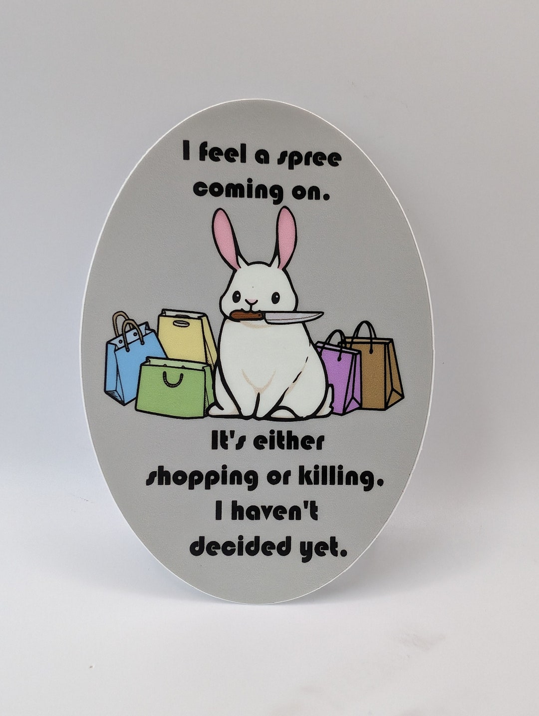 Spree (shopping or Killing) Sticker - Etsy