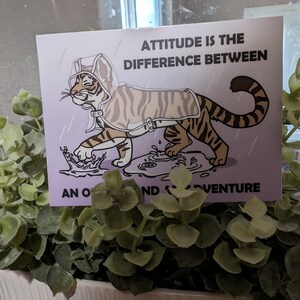 Attitude is the Difference Sticker - Etsy
