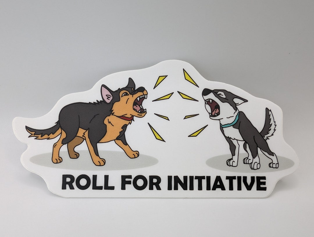 Roll for Initiative Sticker - Etsy