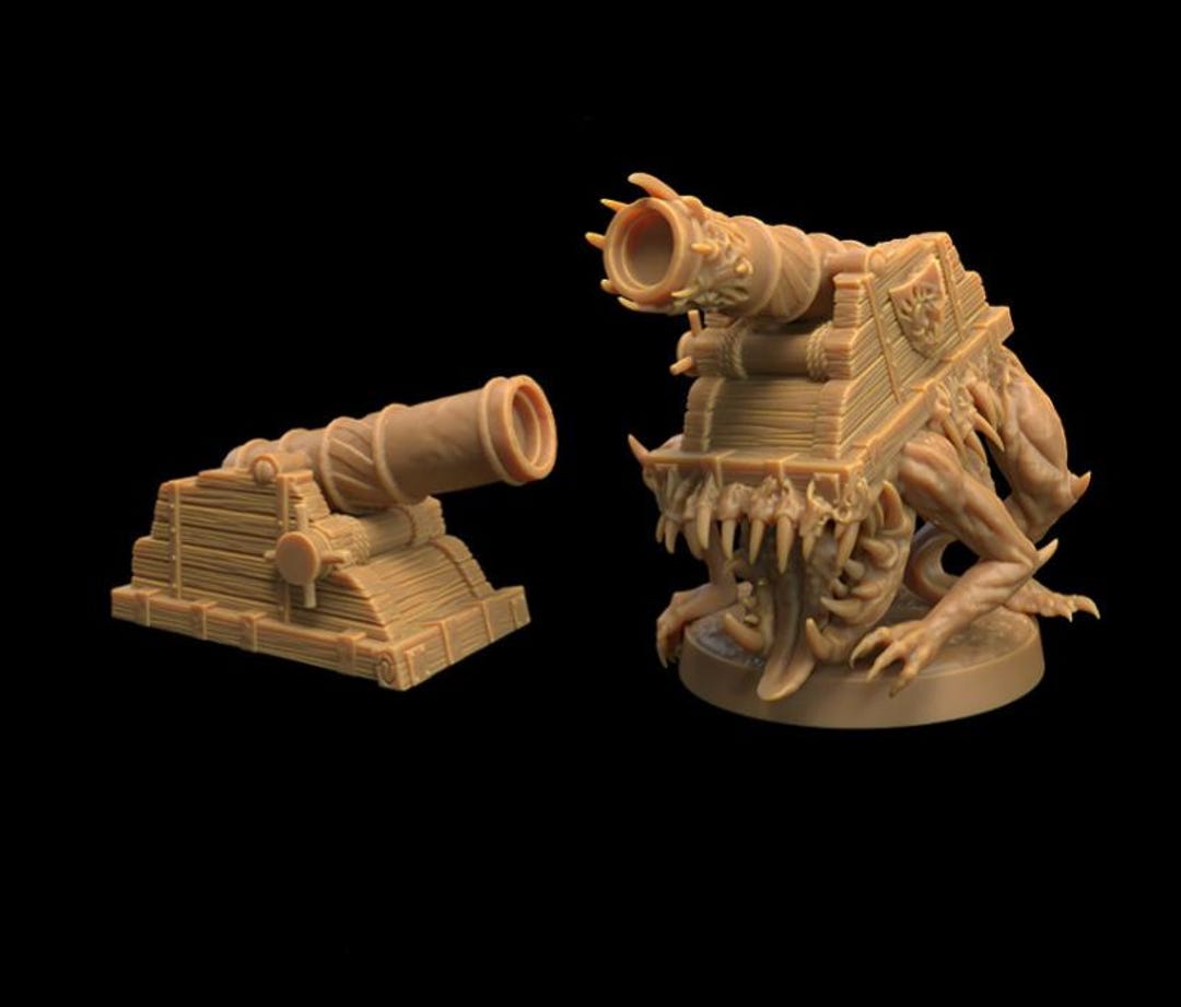 Mimic & Terrain - Siege Cannon - Etsy